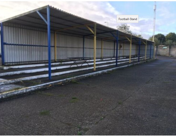Razzak Selling the John Hacker Stand | Basingstoke Town Supporters Club